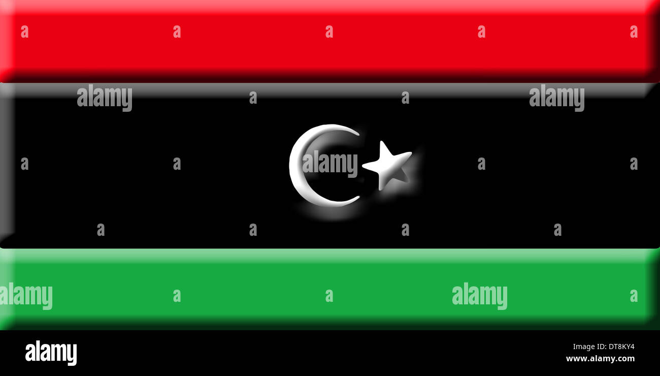 Libya - national flag Stock Photo - Alamy