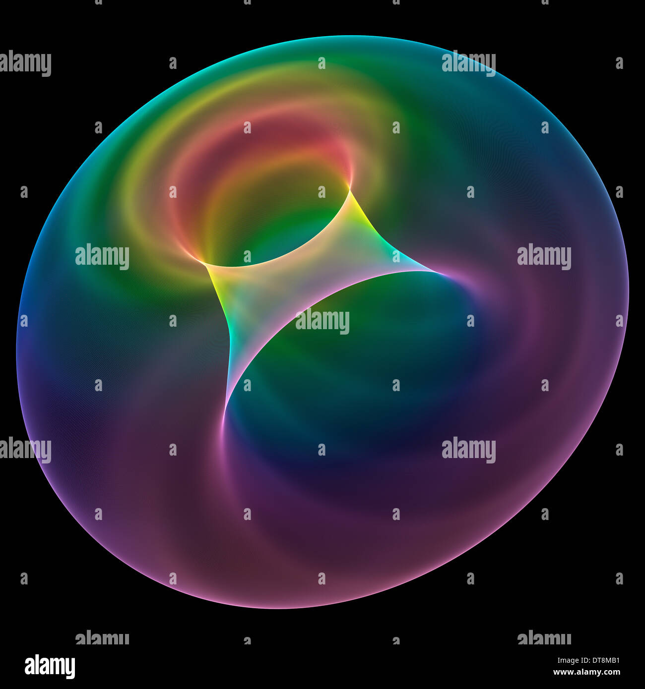 Digital Illustration of a fractal Structure Stock Photo - Alamy
