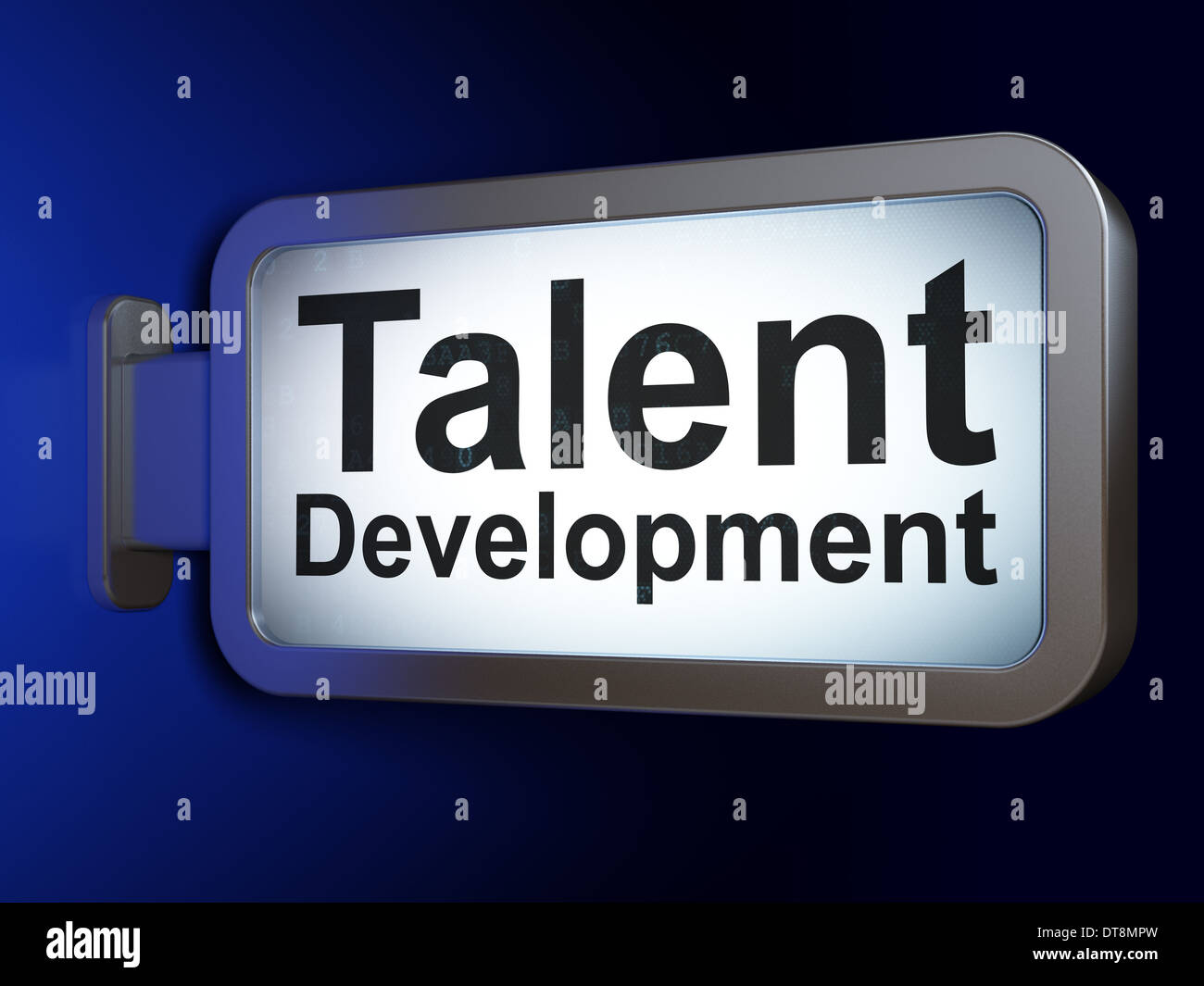 Education concept: Talent Development on billboard background Stock ...