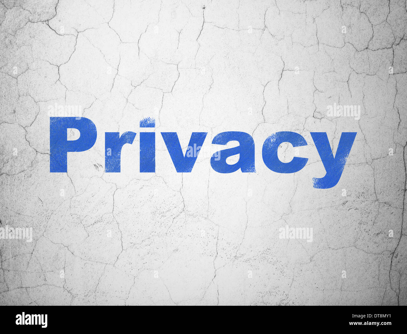 Safety concept: Privacy on wall background Stock Photo - Alamy