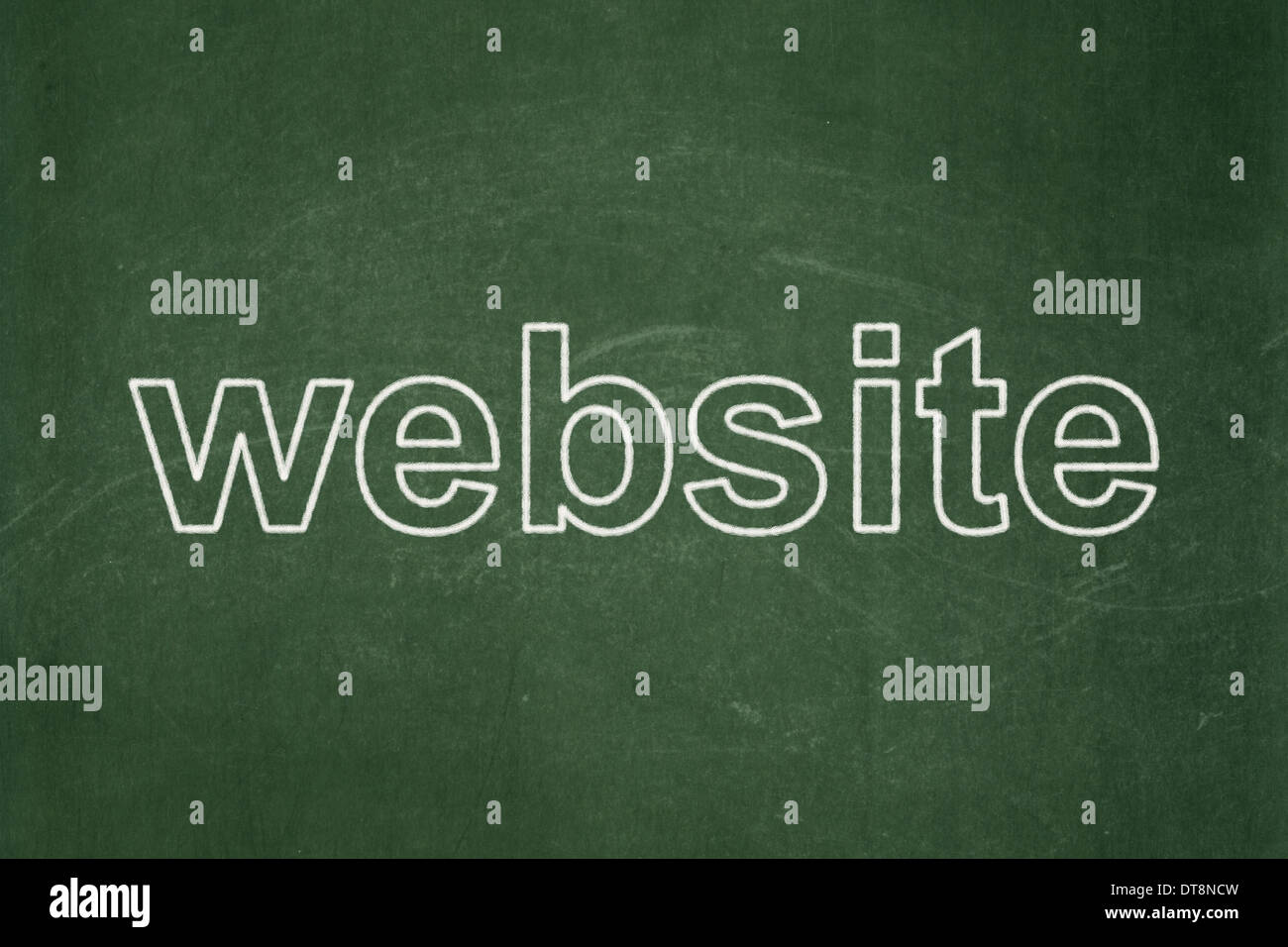 Web development concept: Website on chalkboard background Stock Photo - Alamy