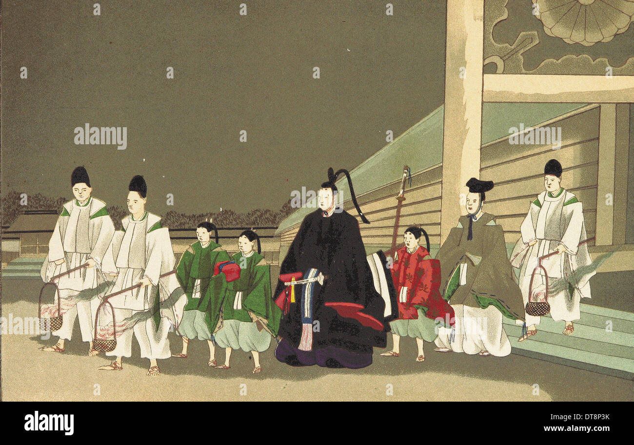 a Minister of the Mikado on a religious expedition - Chromo-Lithography ...