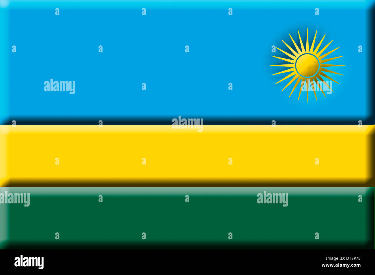 Rwanda national flag hi-res stock photography and images - Alamy