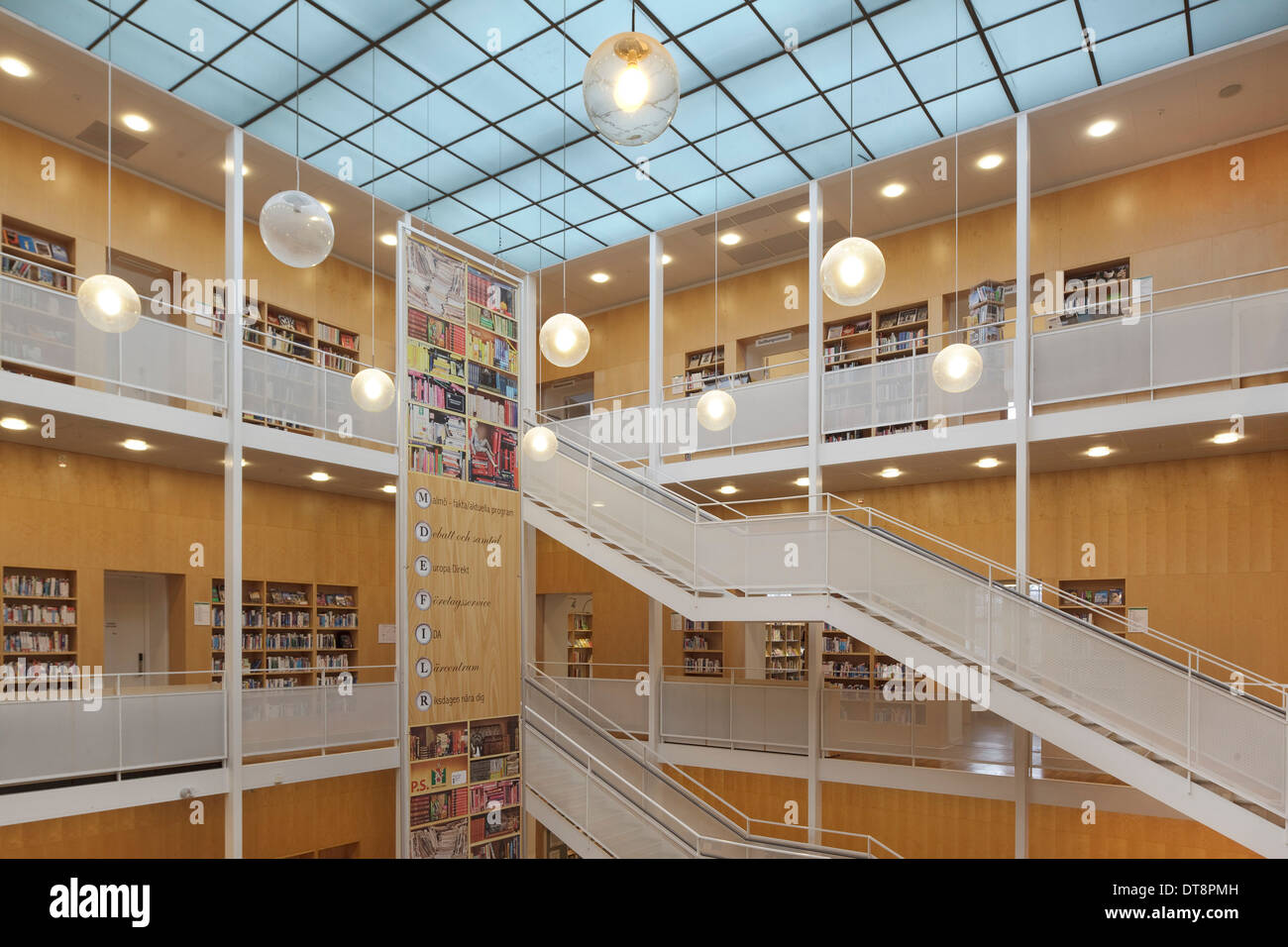 Malmo City Library, Malmo, Sweden. Architect: Henning Larsen Architects ...