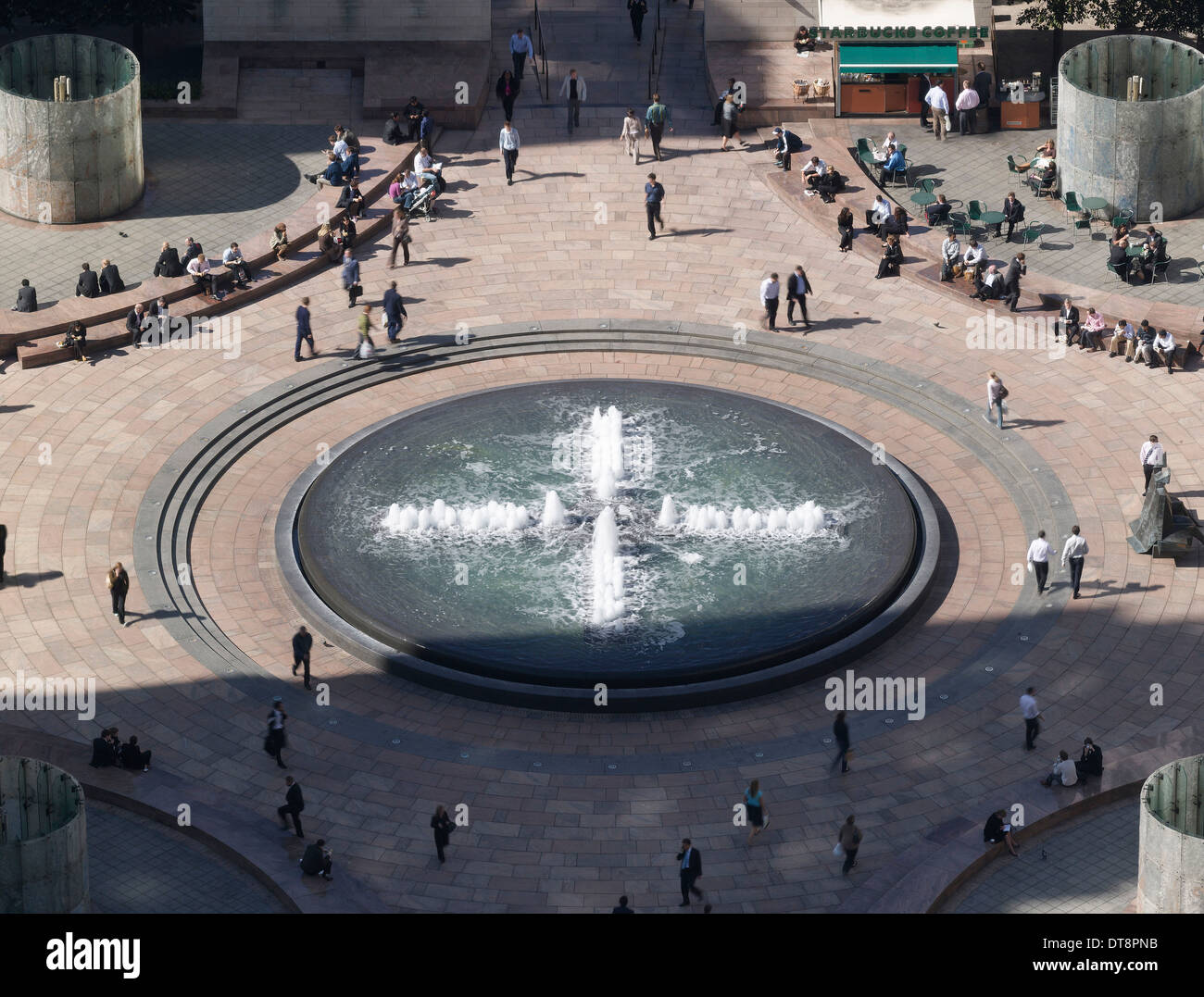 Public Squares at Canary Wharf, London, United Kingdom. Architect: Olin ...
