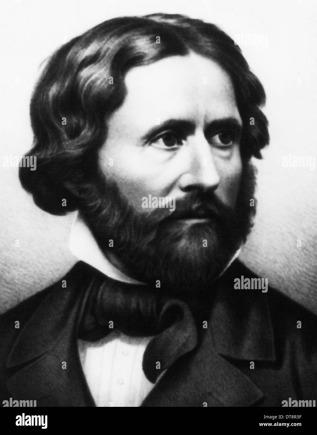 Vintage portrait of John C Fremont Stock Photo - Alamy