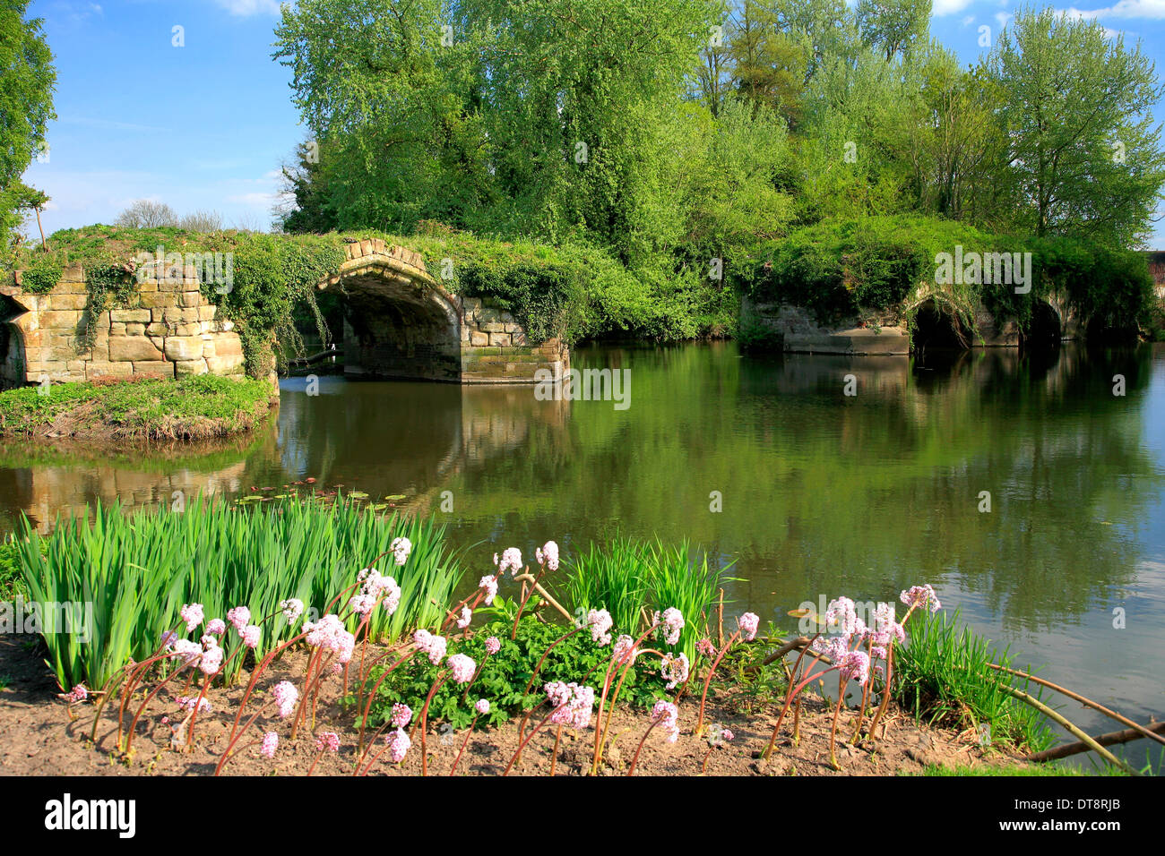 Warwick Castle Bridge, River Avon, Warwick Castle, Warwickshire ...