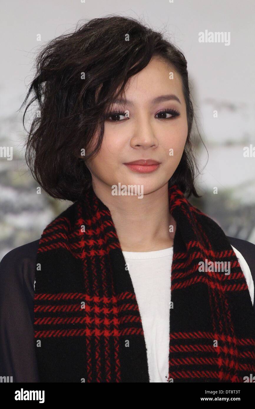 Taipei, Taiwan. 11th Feb, 2014. Taiwan pop group F.I.R. attend press ...