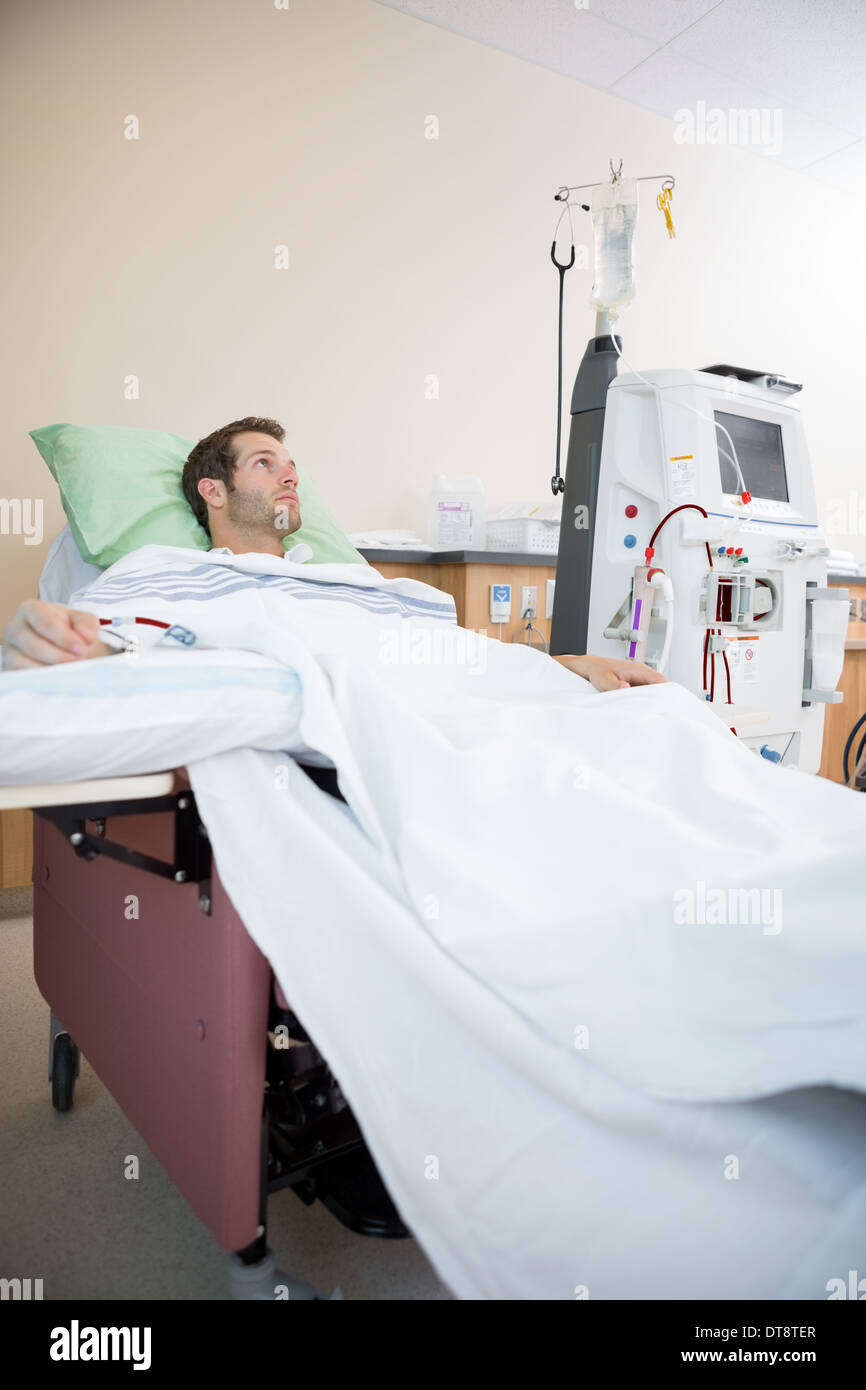Male patient receiving advanced hi-res stock photography and images - Alamy