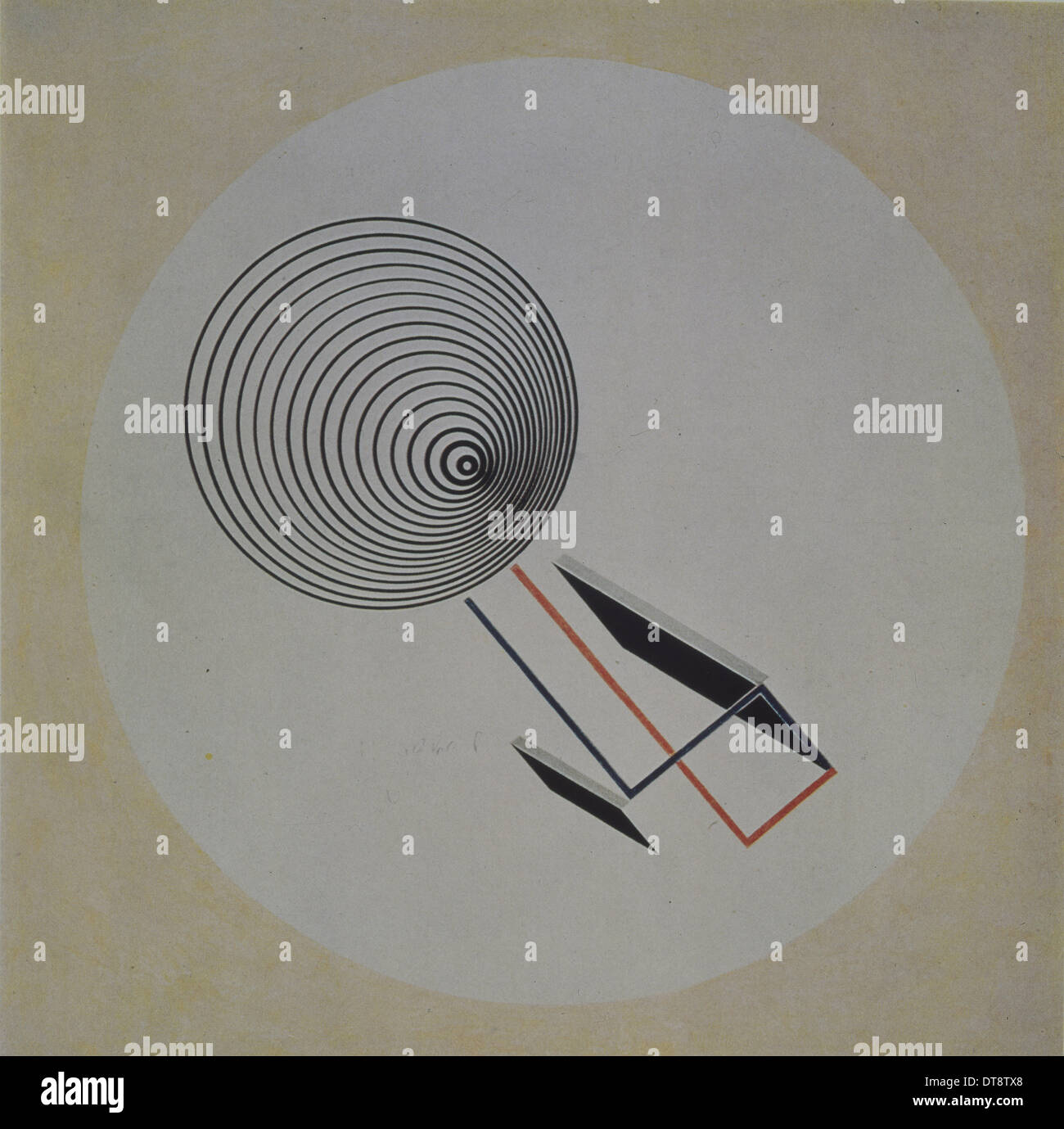 Proun 93. Floating spiral, 1924. Artist: Lissitzky, El (1890-1941 Stock ...