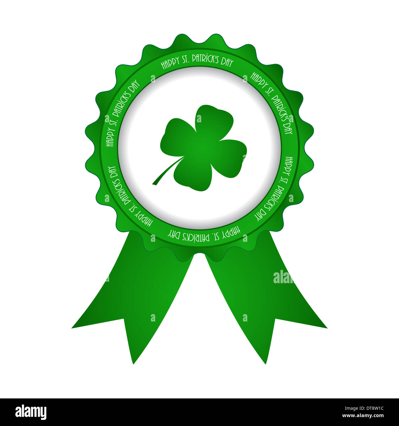 St patricks day emblem shamrock hi-res stock photography and images - Alamy