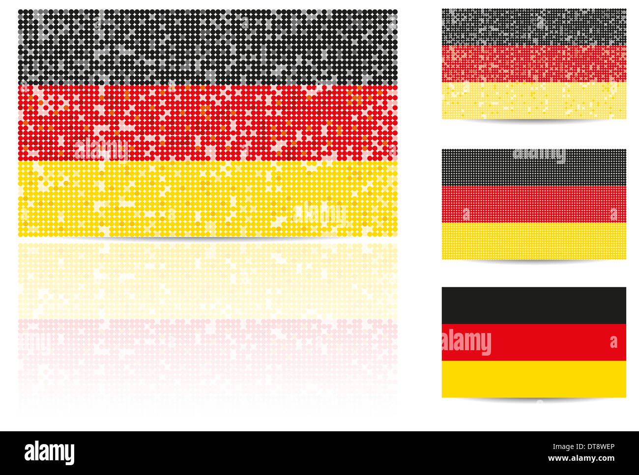 German flag circle hi-res stock photography and images - Alamy