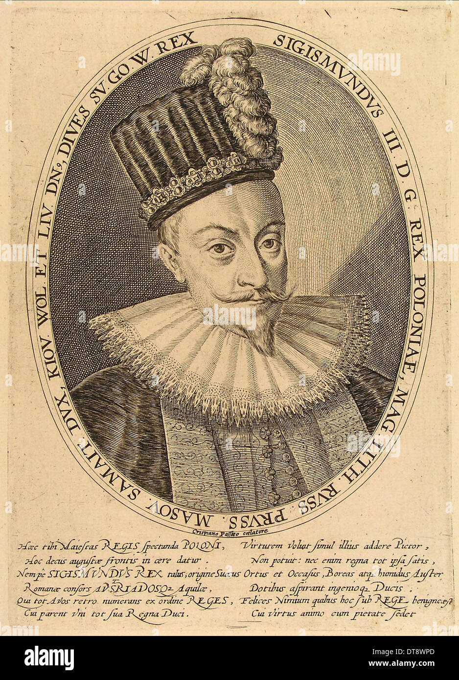 Sigismund III Vasa, King of Poland, ca. 1600. Artist: Passe, Crispijn ...
