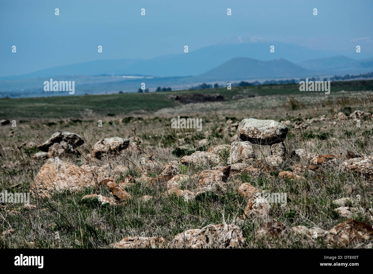 Rujm El Hiri, Gilgal or Galgal Refaim, Wheel of Spirits, Golan Heights ...