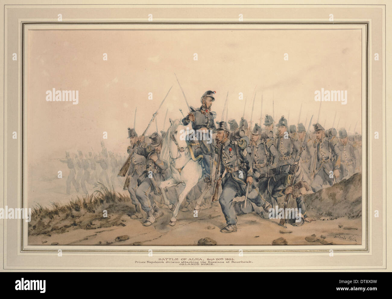 Battle Of The Alma 20 September 1854 High Resolution Stock Photography ...