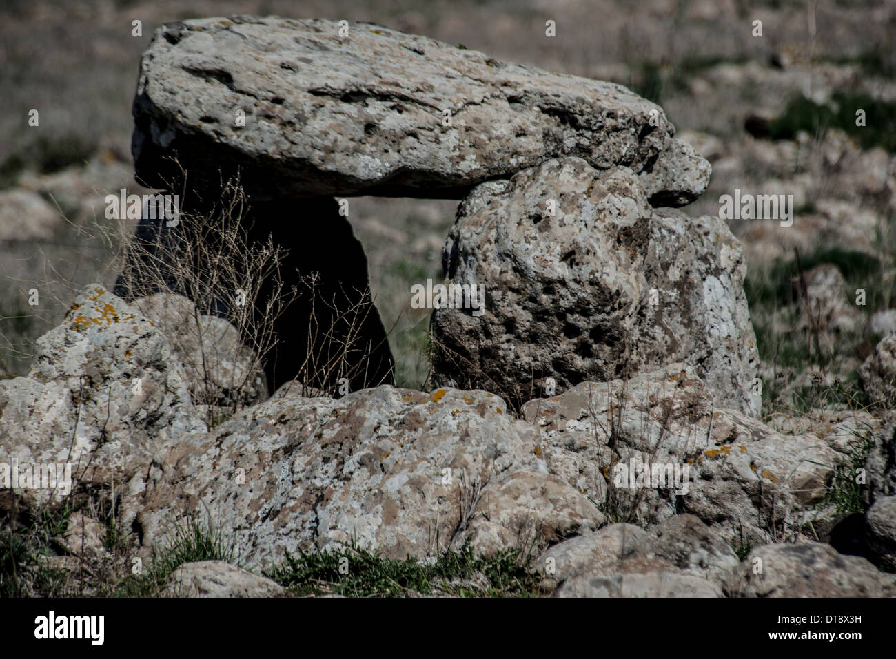 Rujm El Hiri, Gilgal or Galgal Refaim, Wheel of Spirits, Golan Heights ...