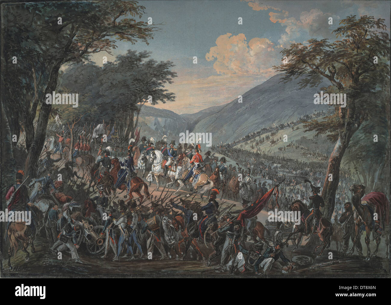 Emperor Alexander I and his entourage passed through the Vosges ...