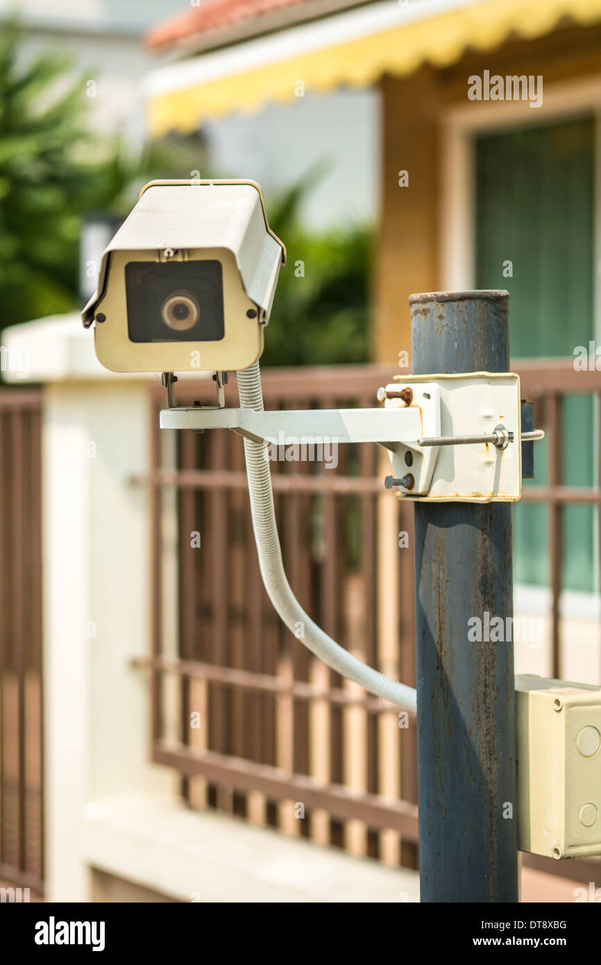 Cctv camera in front village hi-res stock photography and images - Alamy