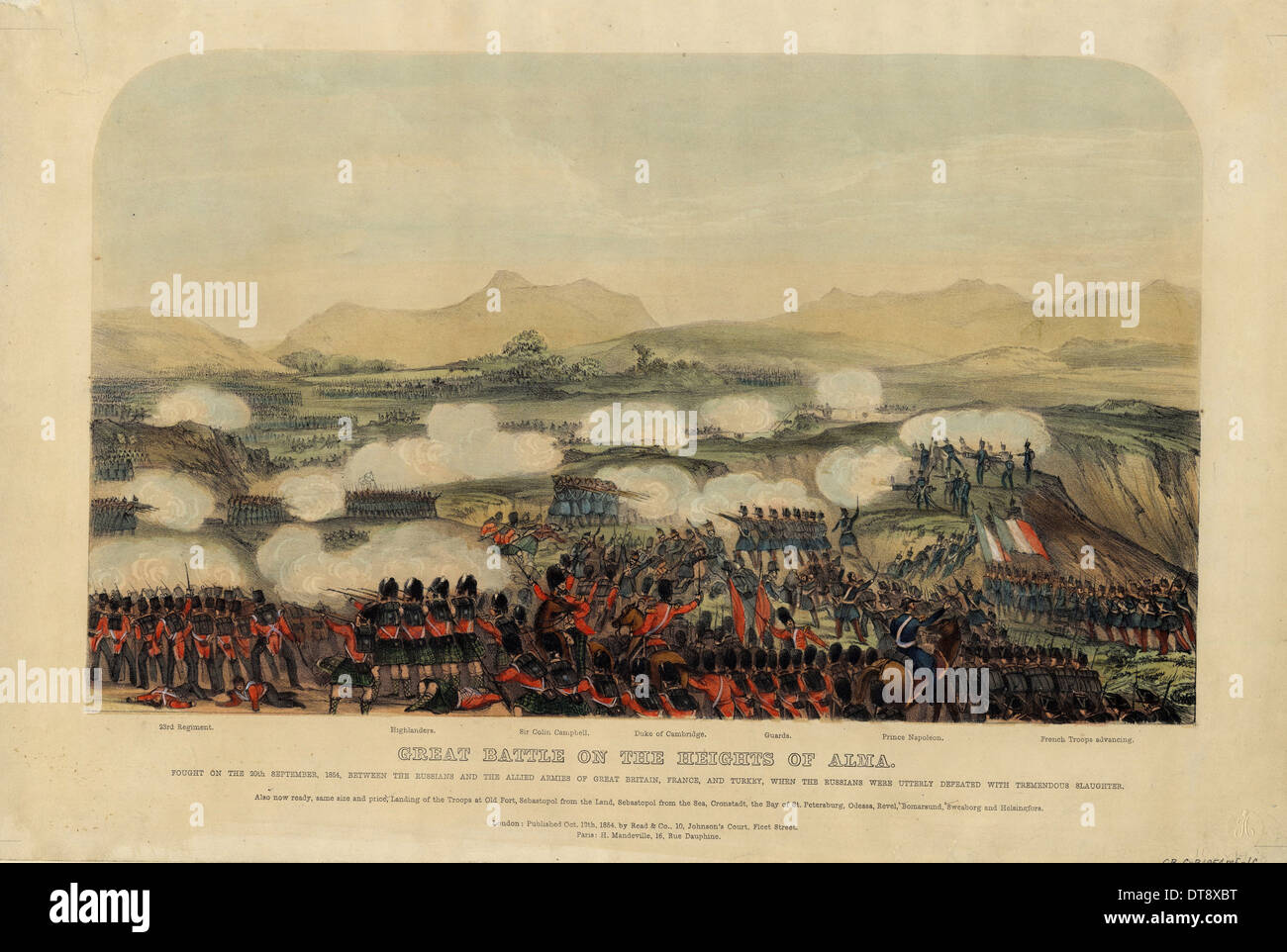 The Battle of the Alma on September 20, 1854, 1854. Artist: Anonymous ...