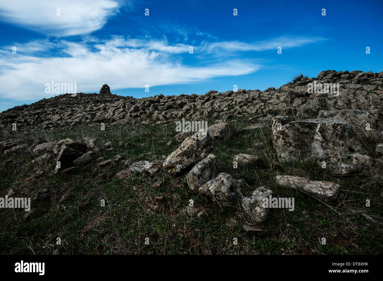 Rujm El Hiri, Gilgal or Galgal Refaim, Wheel of Spirits, Golan Heights ...