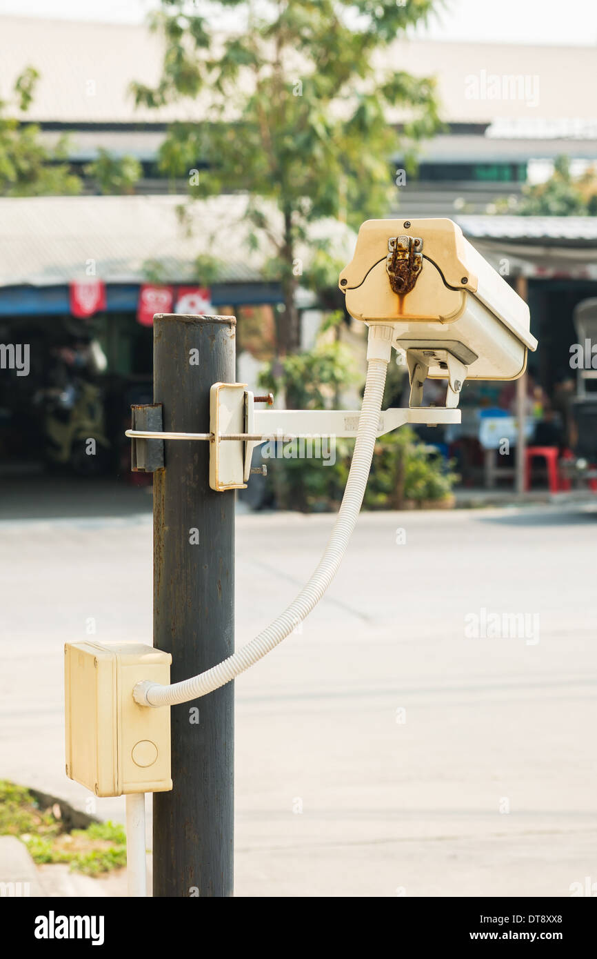 Cctv camera in front village hi-res stock photography and images - Alamy