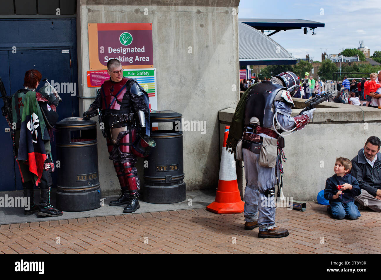 London Film and Comic Con convention LFCC, London, UK Stock Photo - Alamy