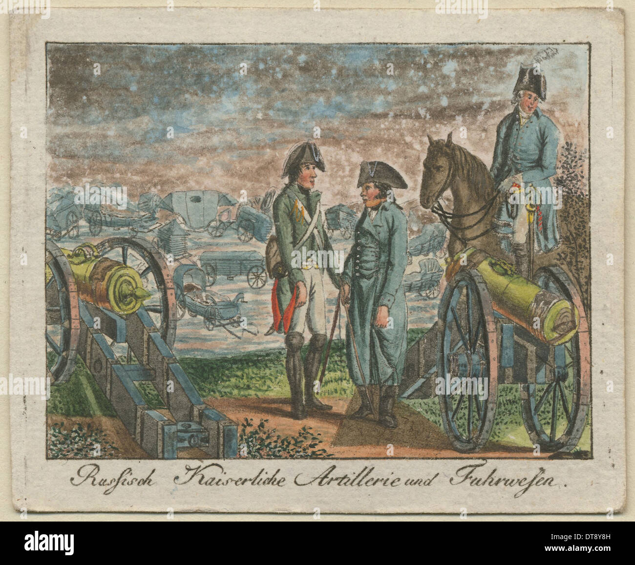 Russian Imperial Artillery Crew, 1799. Artist: Anonymous Stock Photo ...