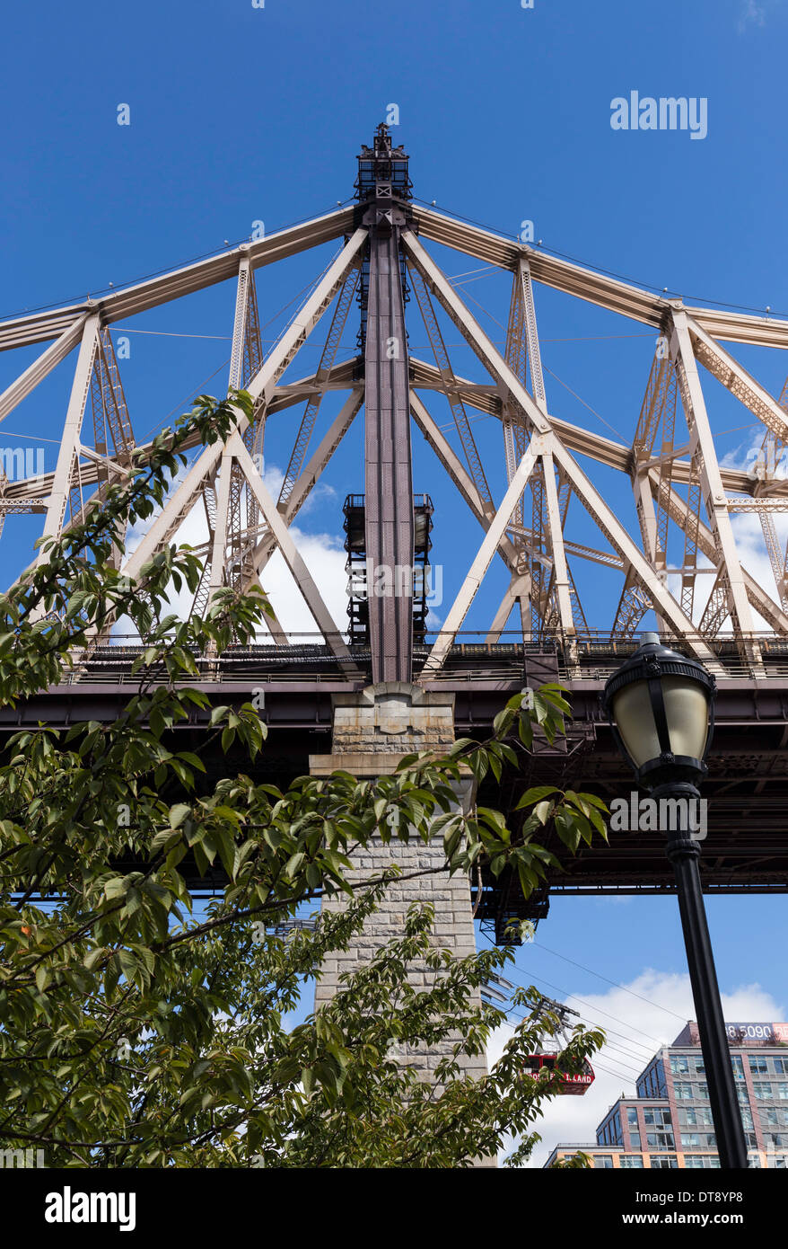 The Ed Koch Queensboro Bridge Crosses the East River, NYC Stock Photo ...