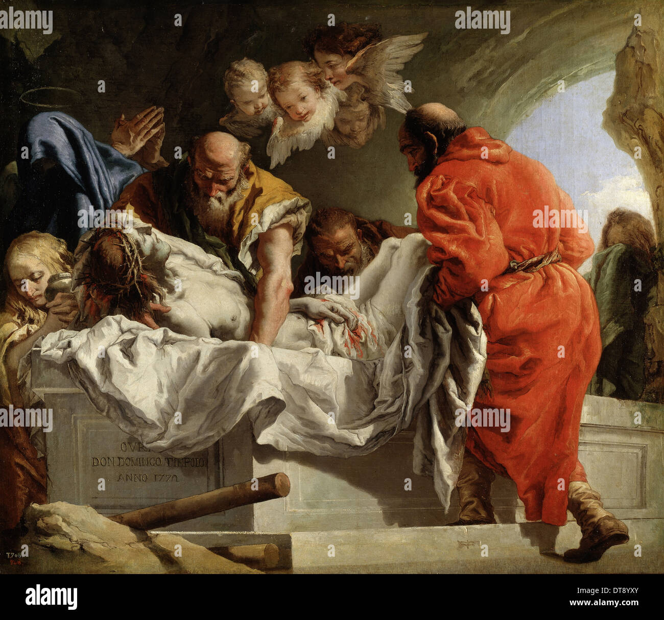 The Entombment of Christ, 1772. Artist: Tiepolo, Giandomenico (1727 ...