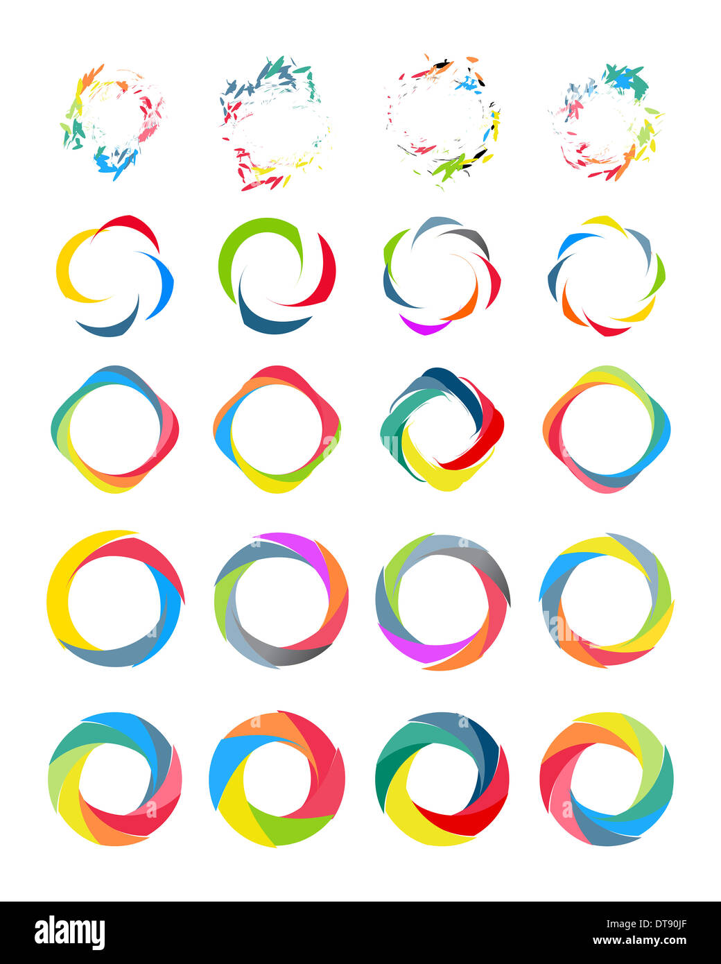 Circle color palette Cut Out Stock Images & Pictures - Alamy