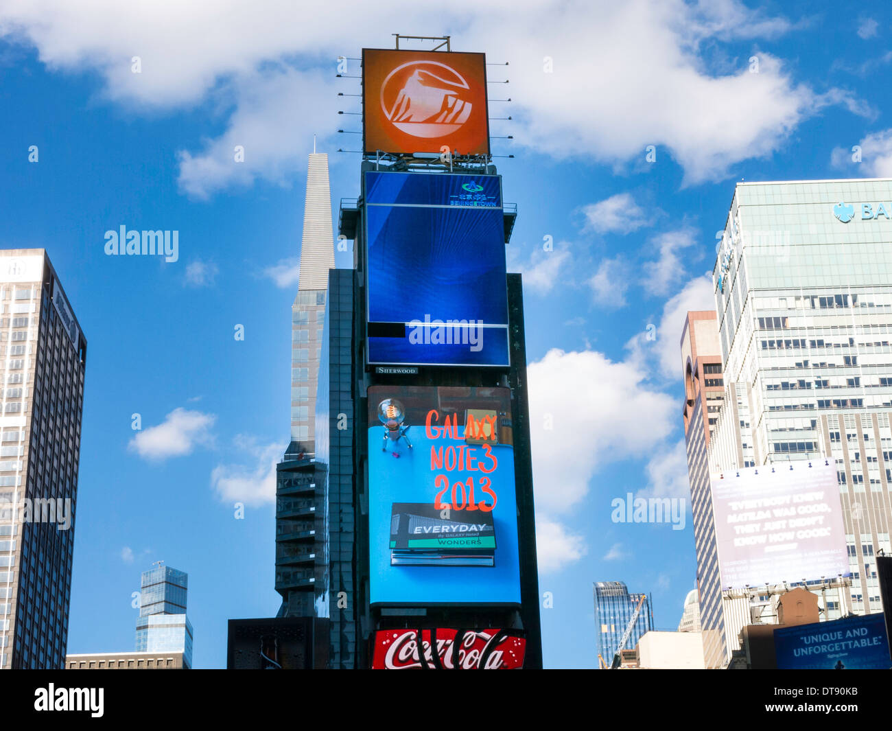 Times Square, Looking North, NYC Stock Photo - Alamy