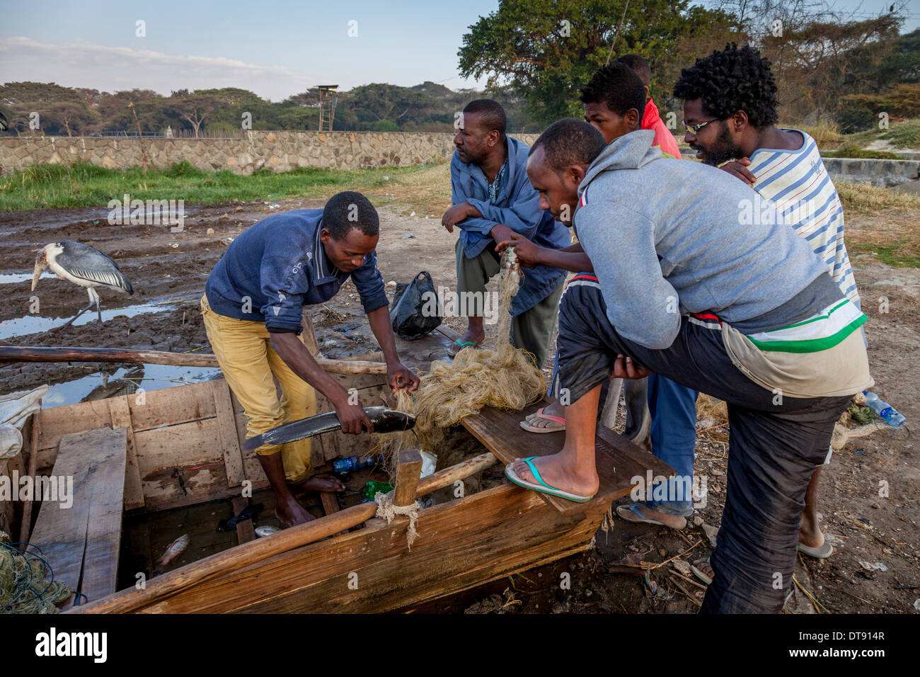 The Fish Market, Lake Hawassa, Hawassa, Ethiopia Stock Photo - Alamy