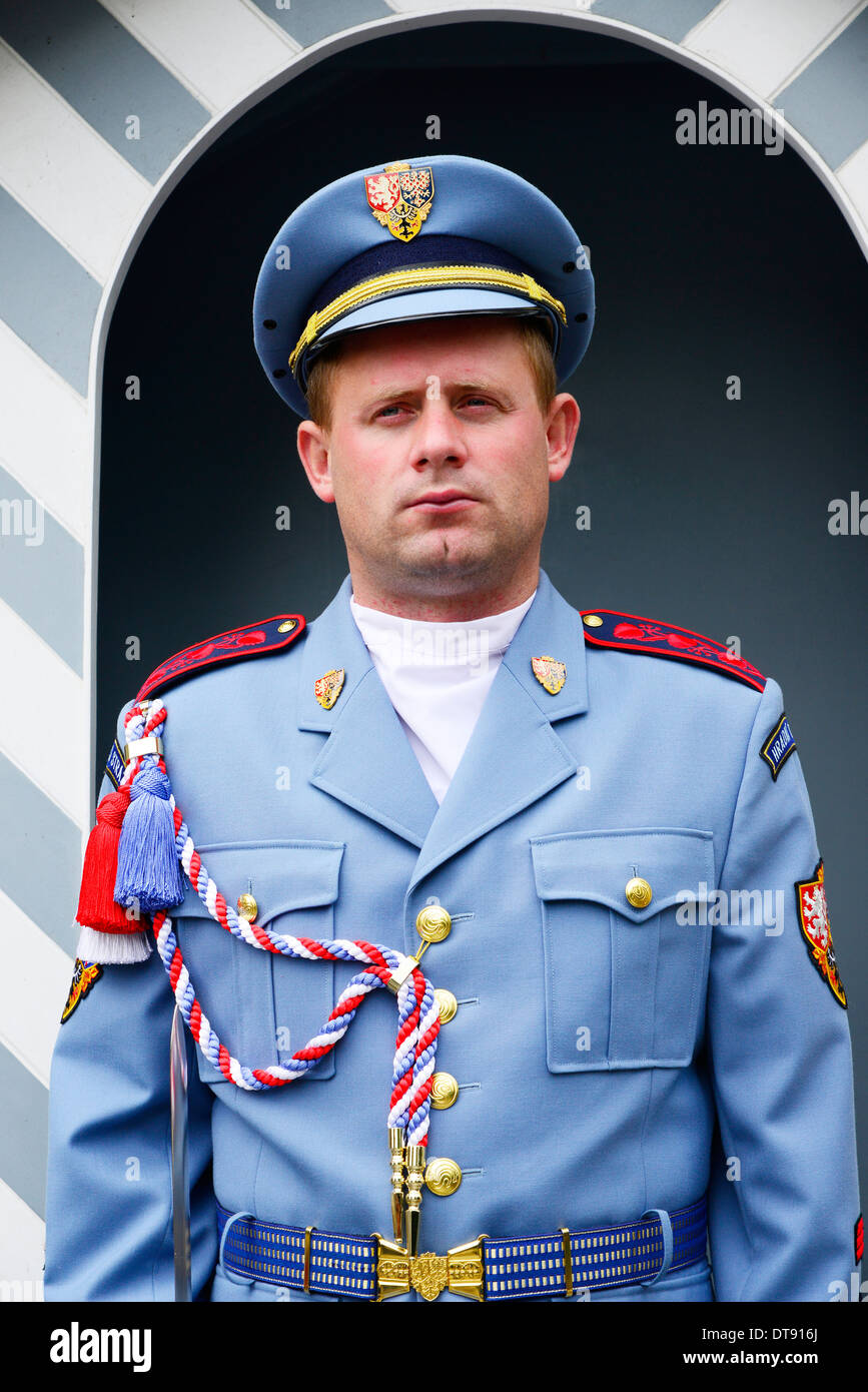 Changing royal guards at prague castle hi-res stock photography and images - Alamy