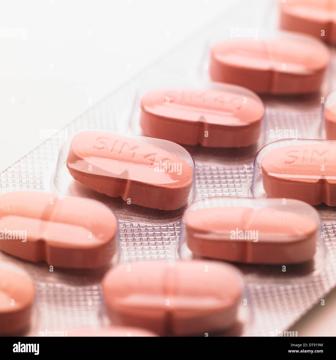Statins, cholesterol reducing tablets Stock Photo, Royalty Free Image ...