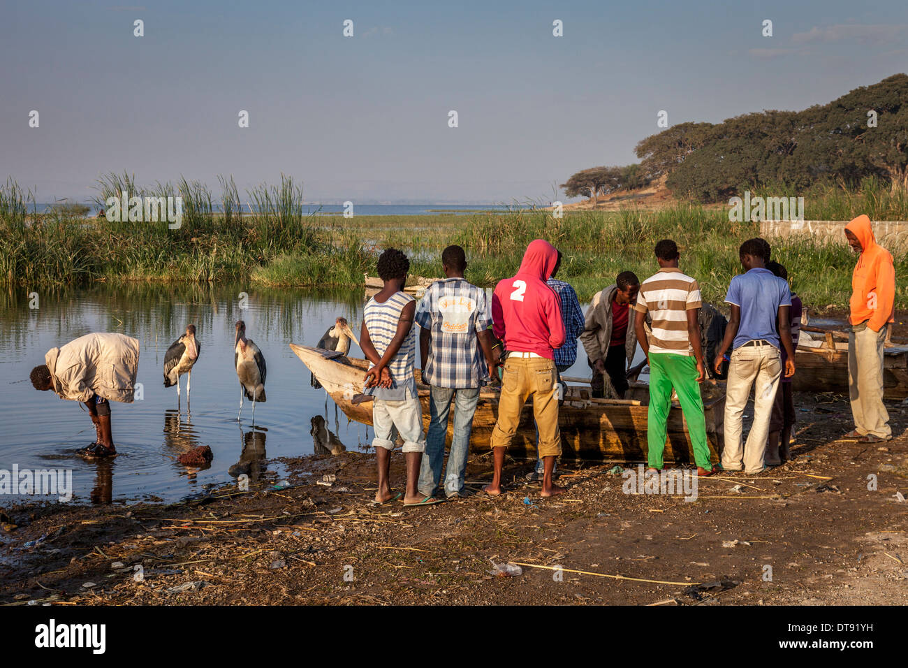 The Fish Market, Lake Hawassa, Hawassa, Ethiopia Stock Photo - Alamy