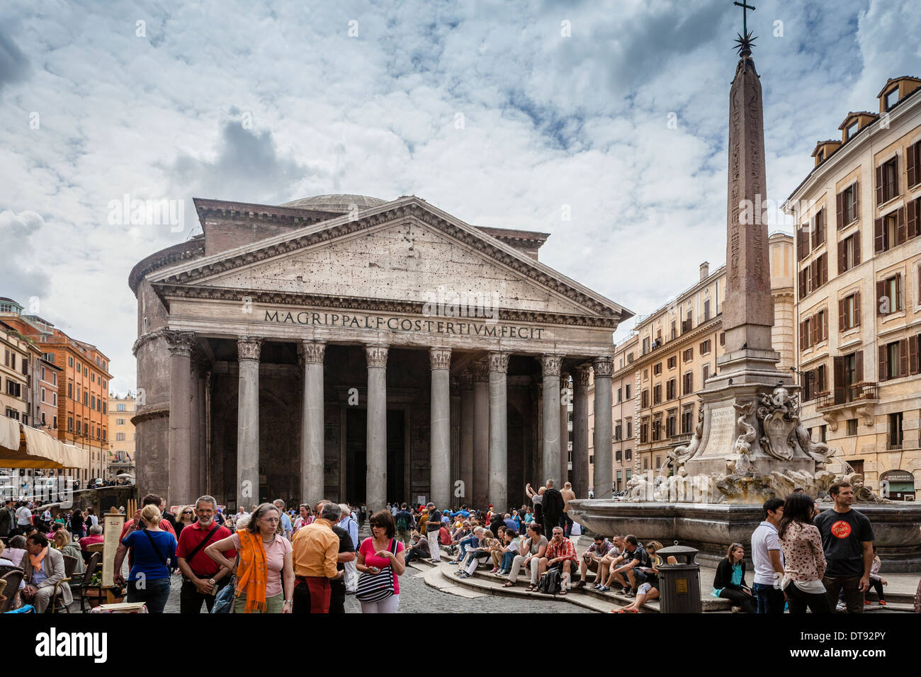View of the Pantheon, Rome, Italy Stock Photo - Alamy