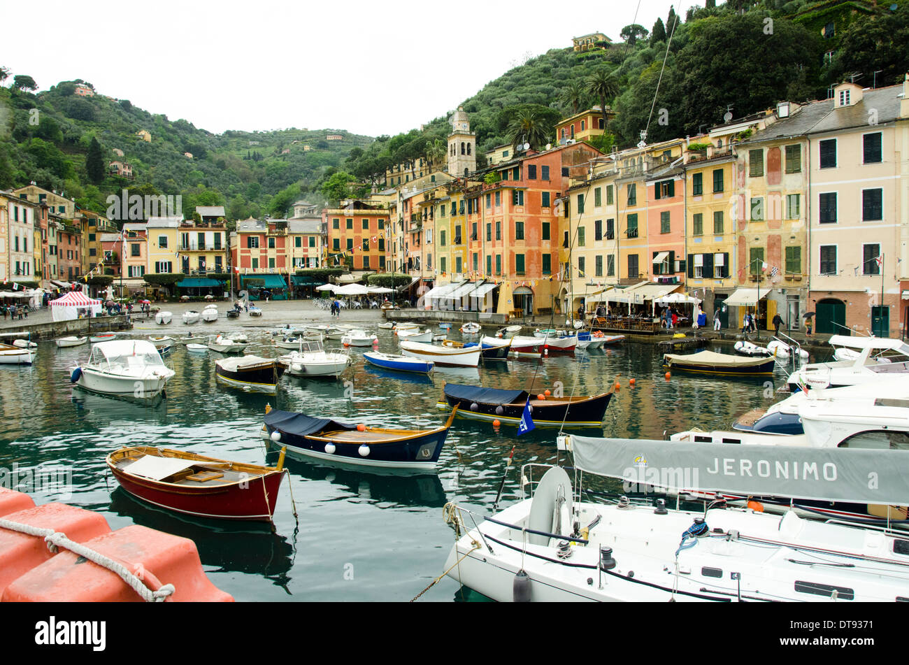 Portofino panoramic hi-res stock photography and images - Alamy