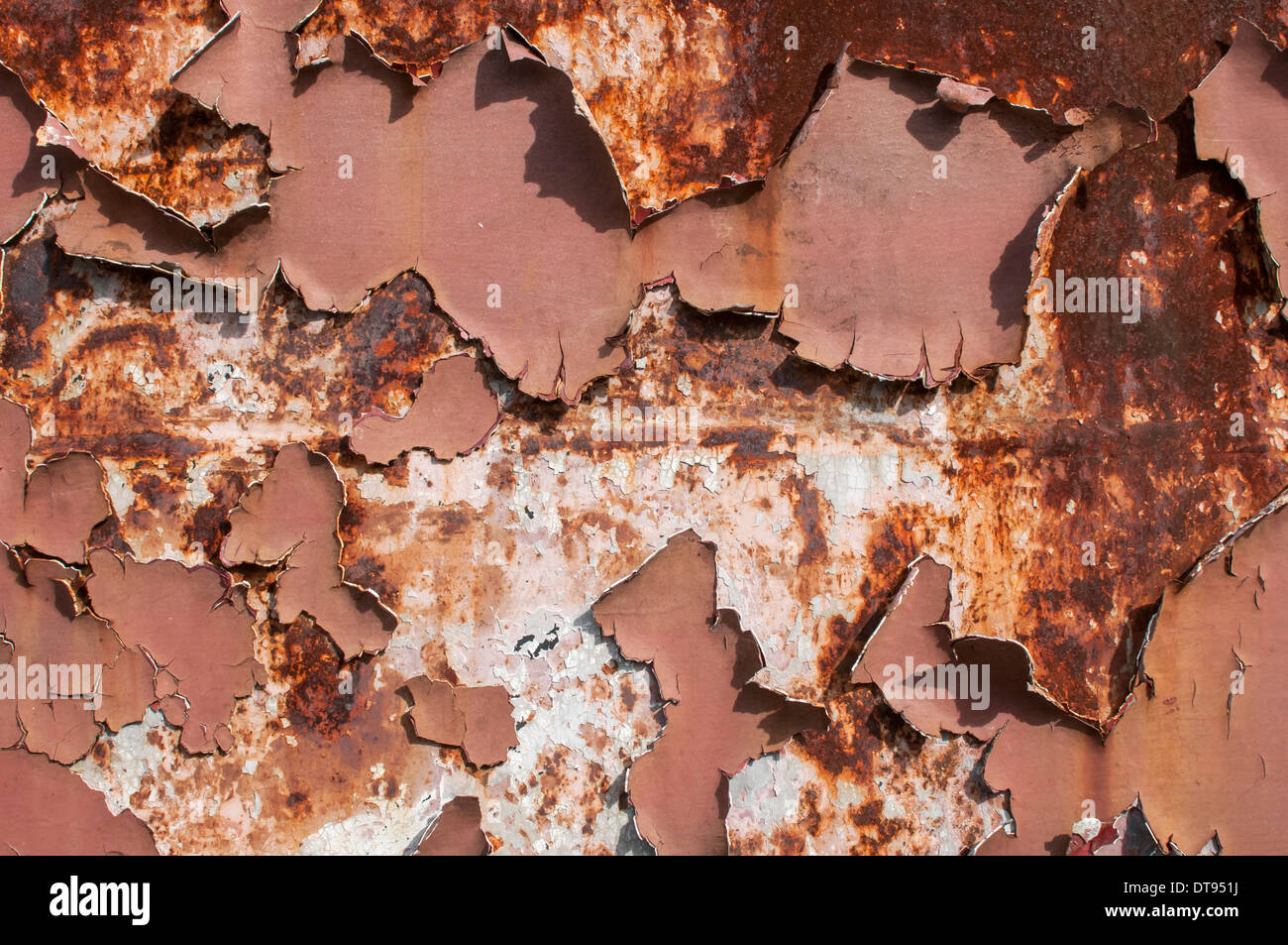 Metal weathered painted surface Stock Photo - Alamy