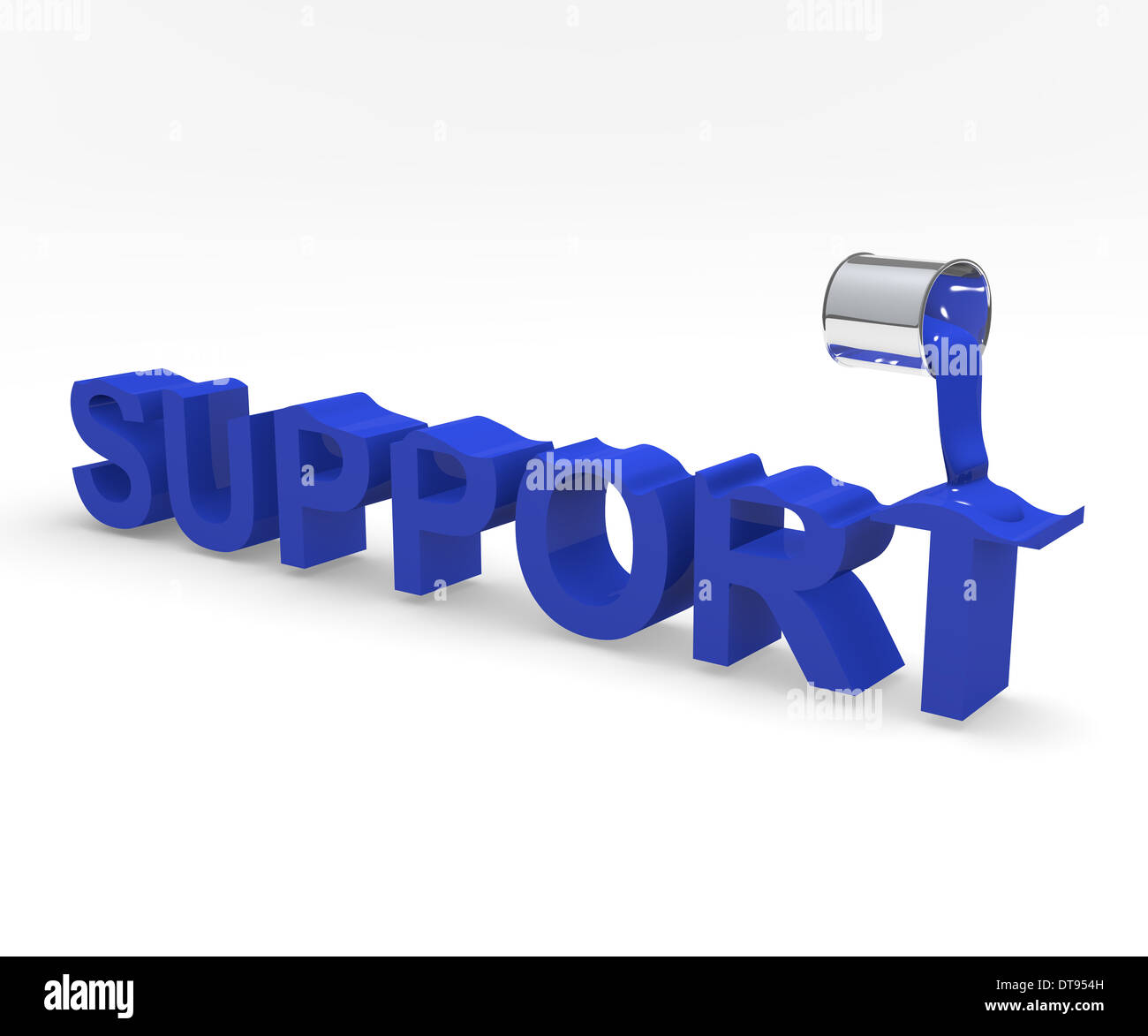 Support 3d concept Stock Photo - Alamy