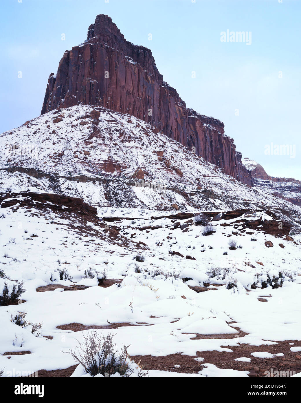 Ship in Snow Stock Photo - Alamy