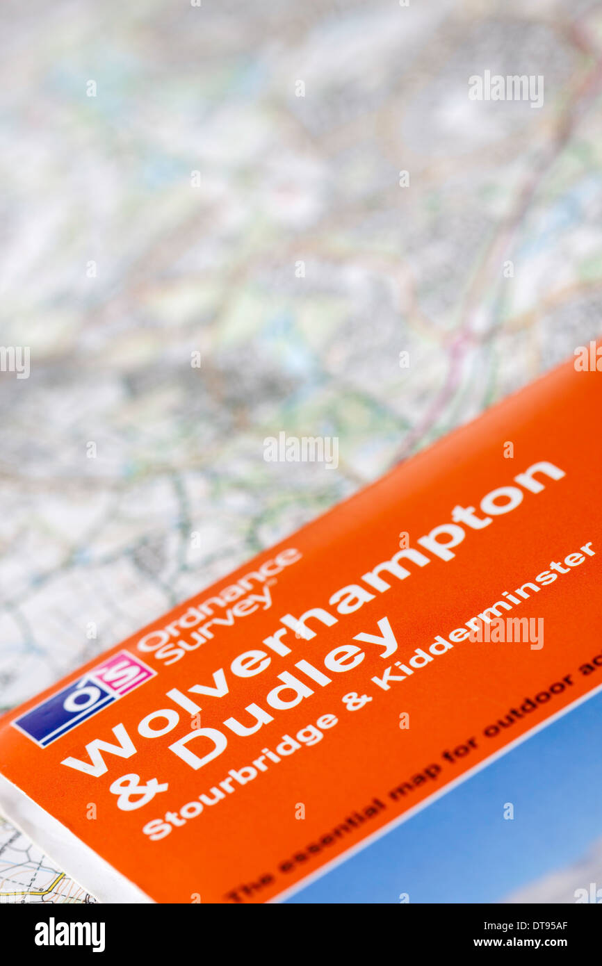 Map of wolverhampton hi-res stock photography and images - Alamy