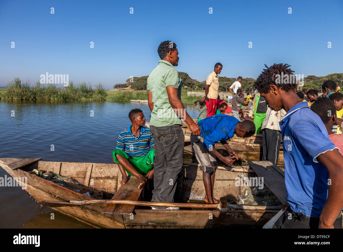The Fish Market, Lake Hawassa, Hawassa, Ethiopia Stock Photo - Alamy