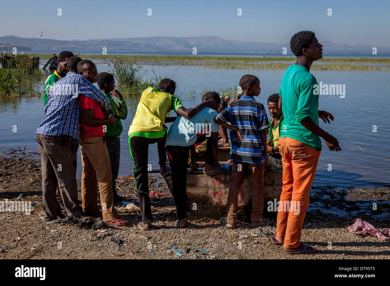The Fish Market, Lake Hawassa, Hawassa, Ethiopia Stock Photo - Alamy