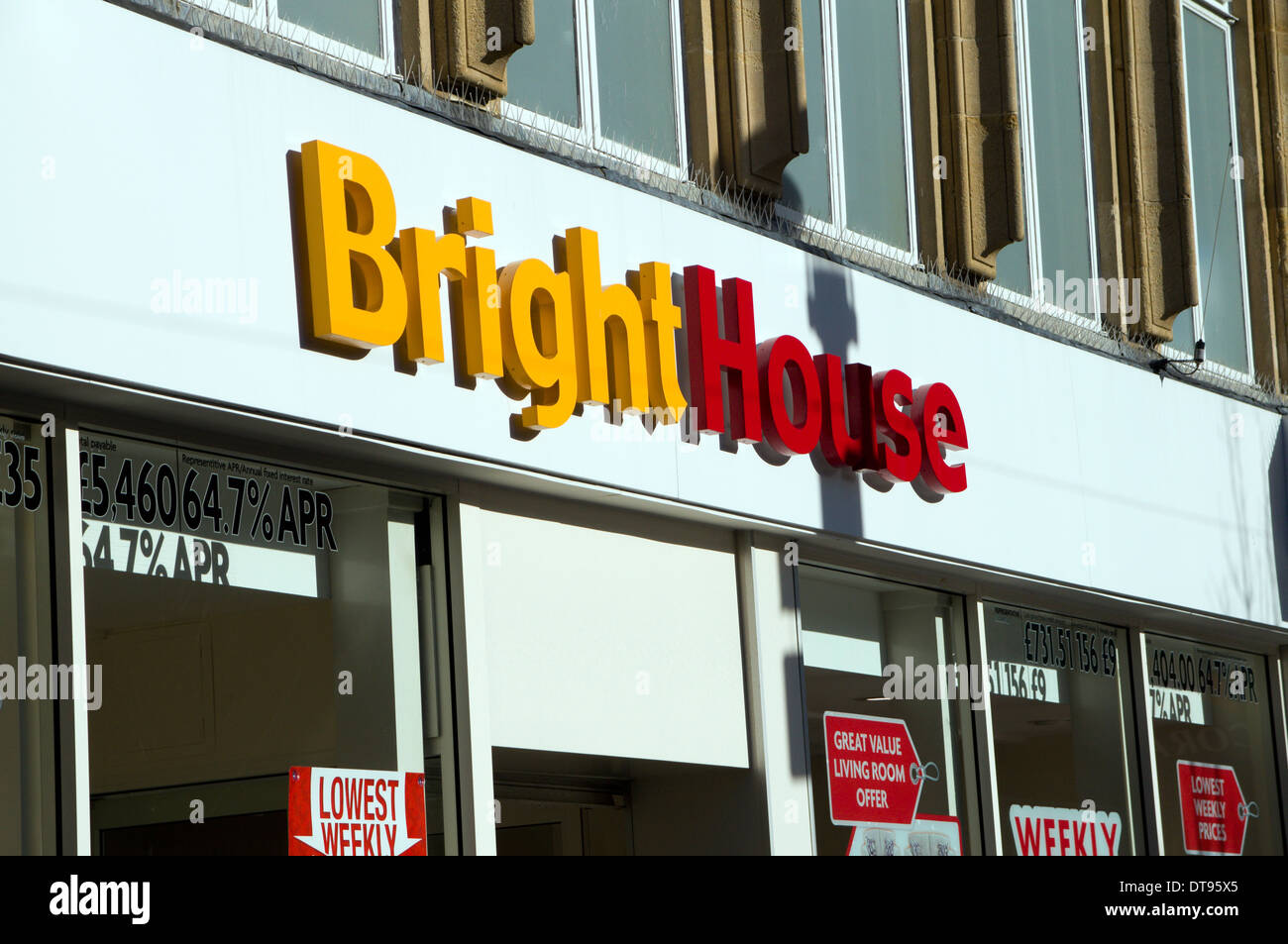 Bright House shop, Cardiff City Centre, Wales Stock Photo - Alamy