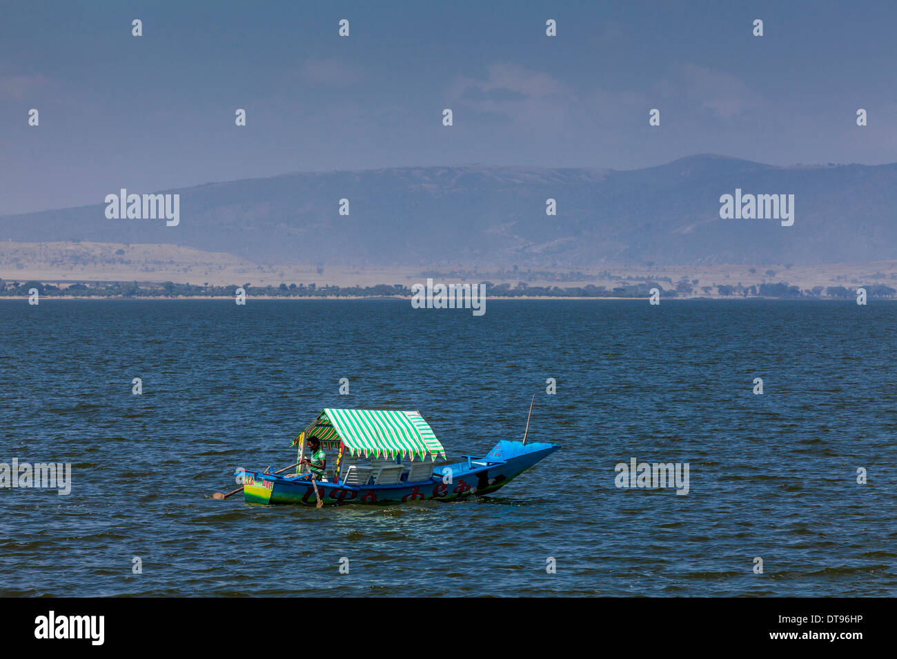 Pleasure Boat, Lake Hawassa, Hawassa, Ethiopia Stock Photo - Alamy