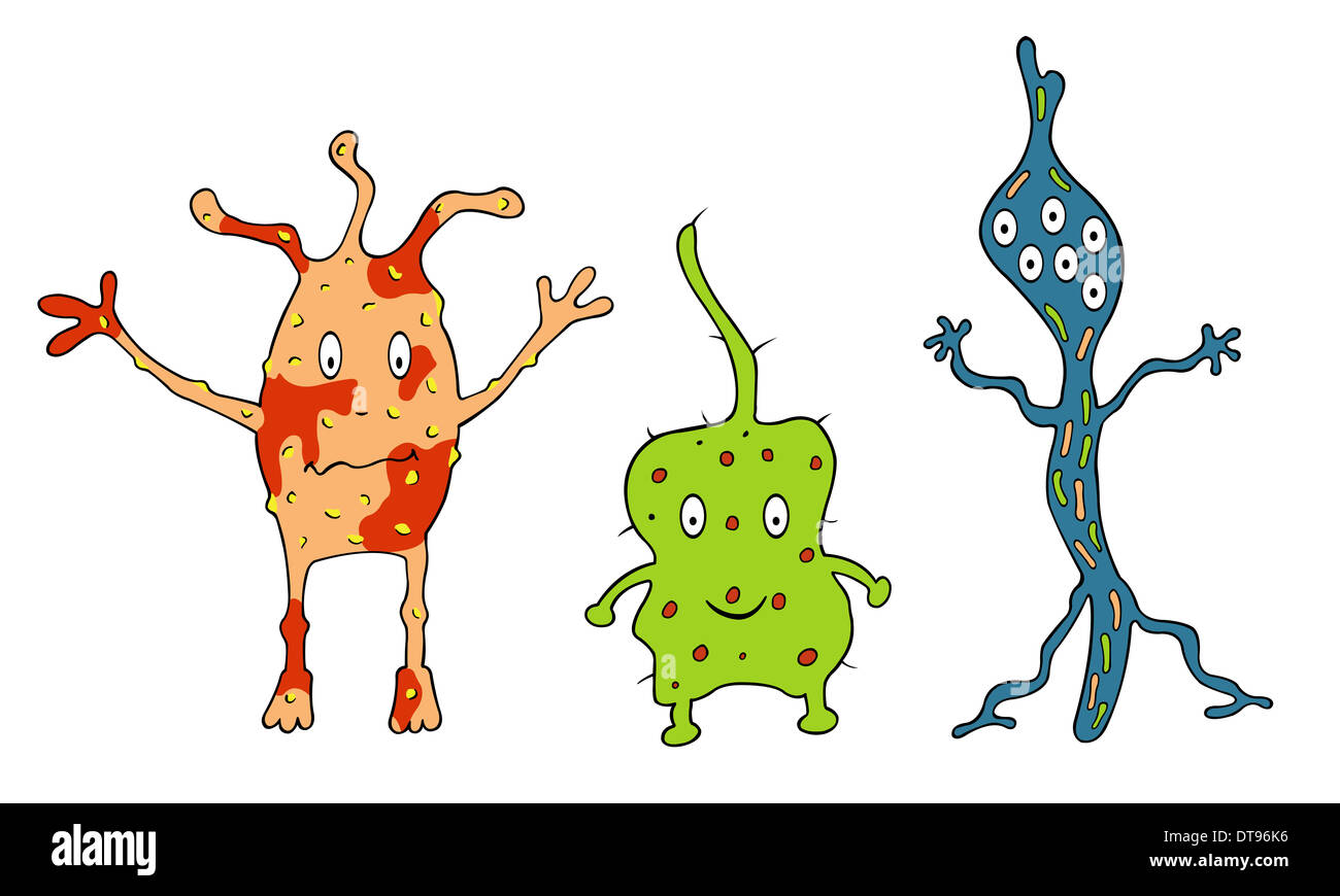 Illness germs Cut Out Stock Images & Pictures - Alamy