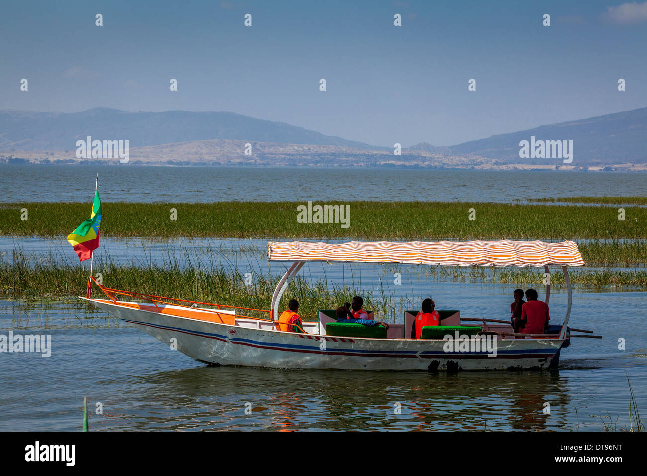 Pleasure Boat, Lake Hawassa, Hawassa, Ethiopia Stock Photo - Alamy