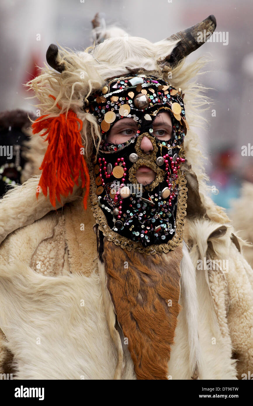 Man in traditional masquerade costume Stock Photo - Alamy