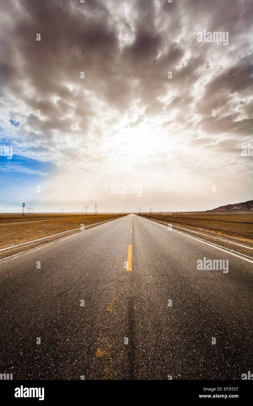 Road, Qinghai Province Stock Photo - Alamy