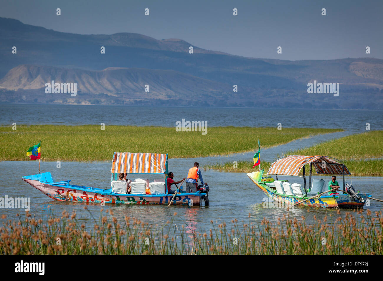 Pleasure Boats, Lake Hawassa, Hawassa, Ethiopia Stock Photo - Alamy